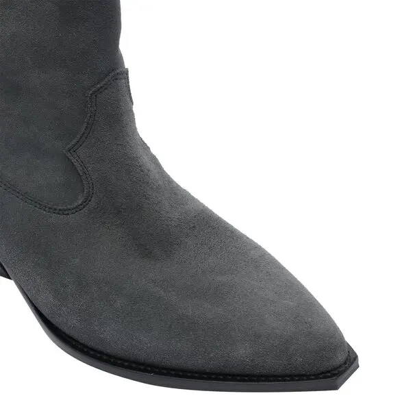 Isabel Marant Étoile Duerto Pointed Toe Cowboy Boots - Gray