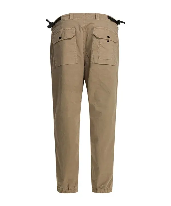 Stone Island Loose Fit Logo Patch Cargo Pants