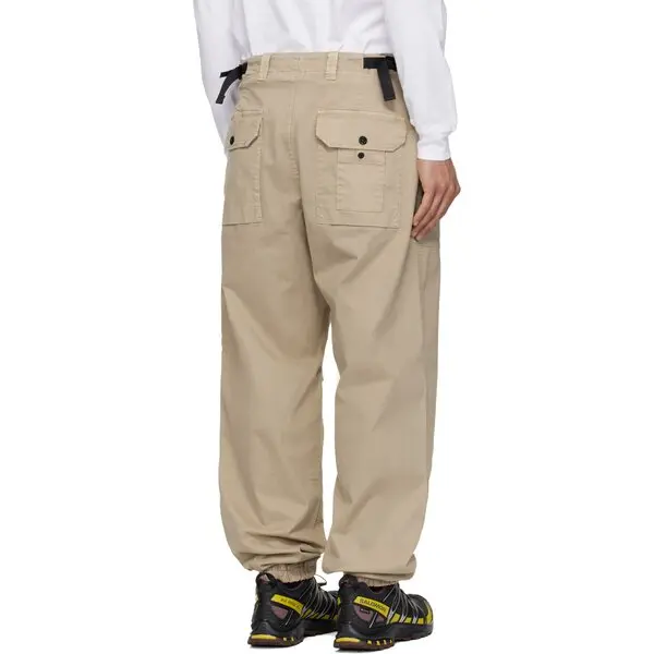 Stone Island Loose Fit Logo Patch Cargo Pants