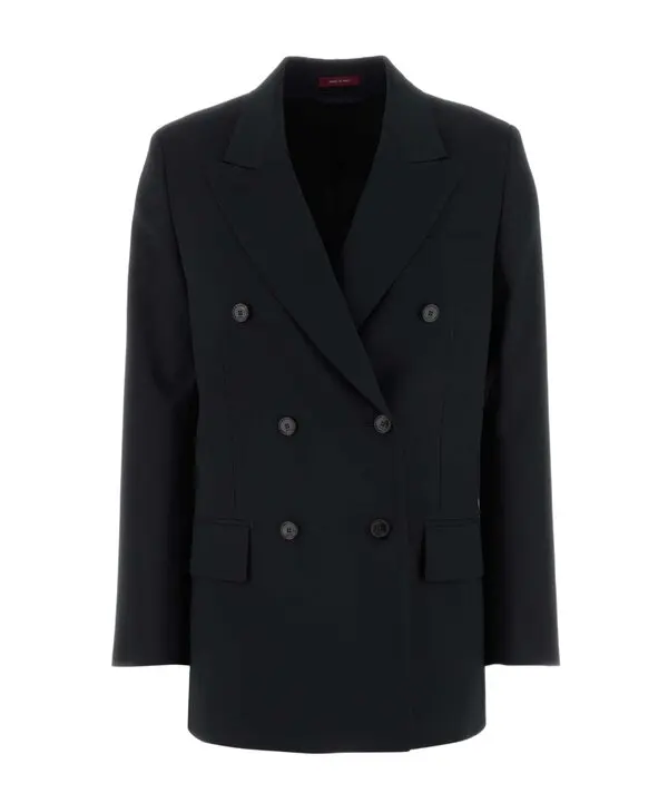Gucci Double-breasted Wool Jacket - Dark Blue