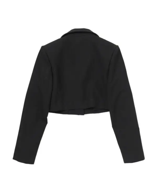 Monnalisa Single-breasted Cropped Blazer
