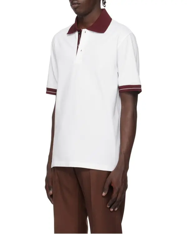 FERRAGAMO Short-sleeved Polo Shirt - White