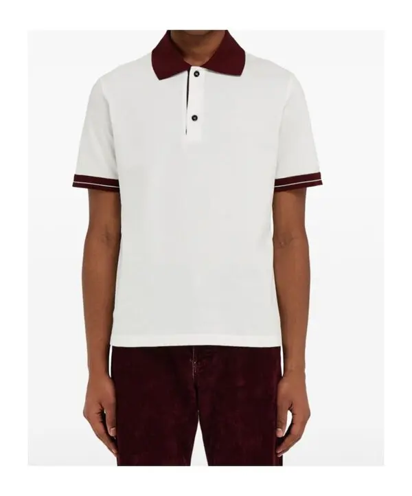 FERRAGAMO Short-sleeved Polo Shirt - White