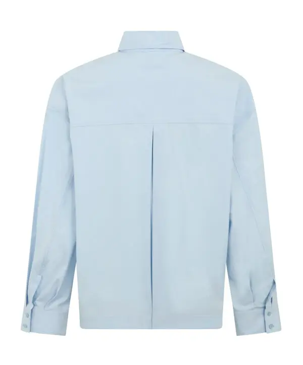 Peserico Cropped Pocket Shirt With Crystal Embellishment