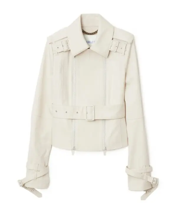 Burberry Belted Waist Zipped Trench Coat