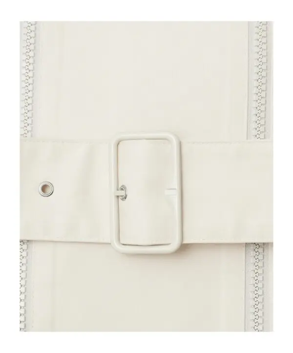 Burberry Belted Waist Zipped Trench Coat