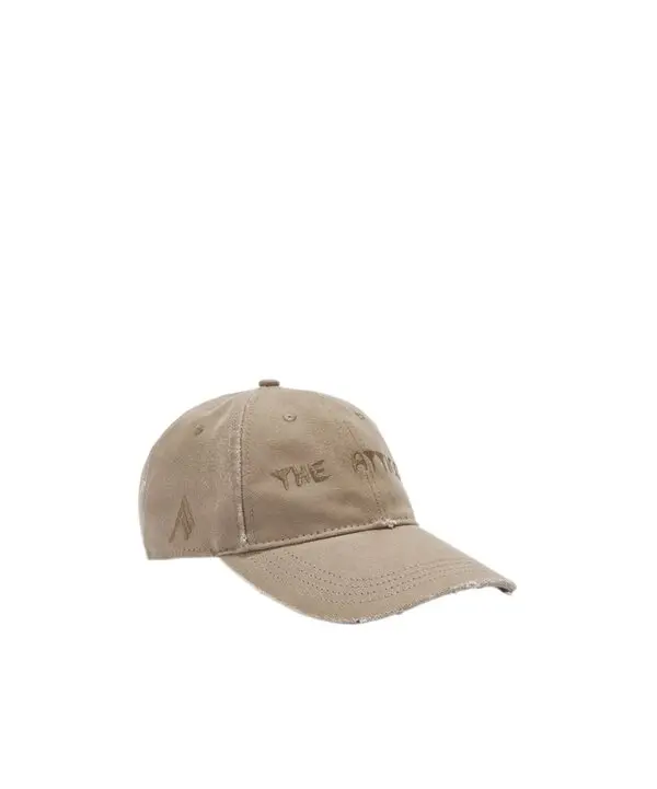 Attico Embroidered Baseball Cap - Brown