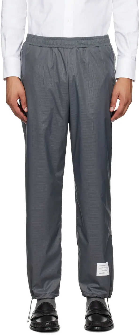 Thom Browne Logo-patch Sheer-ripstop Track Pants