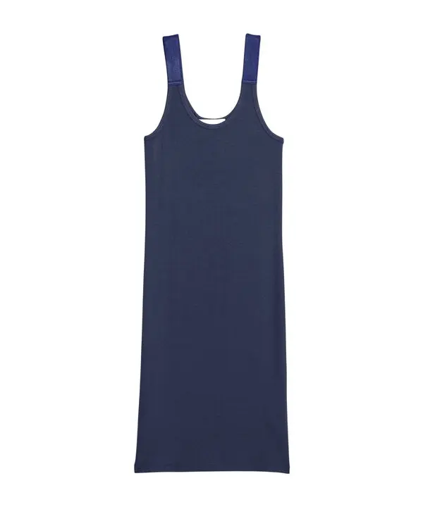 Helmut Lang Seatbelt Tank Dress - Navy Color