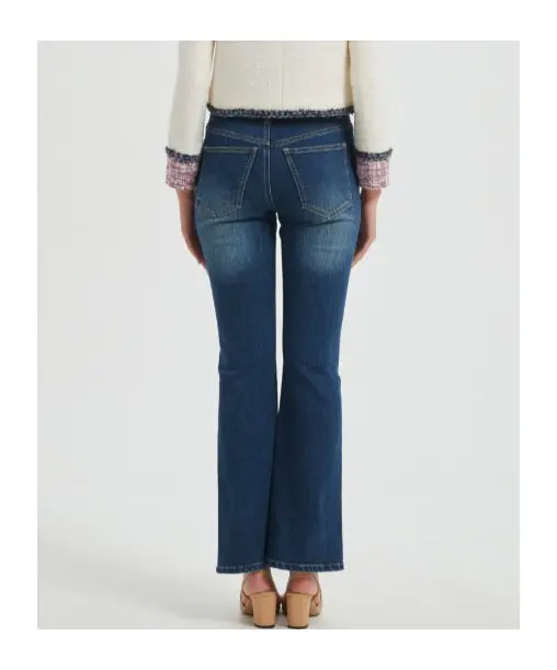 Marissa Chiara Front Slit Jeans