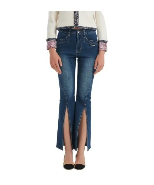 Marissa Chiara Front Slit Jeans