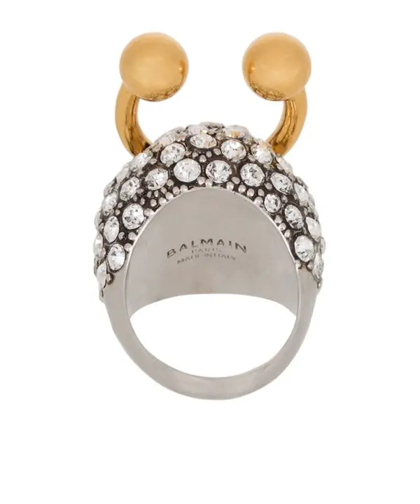 Balmain Embellished Piercing Ring
