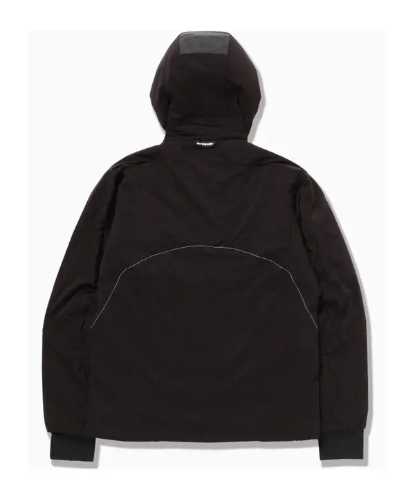 AND WANDER Hooded Casual Jacket - Black