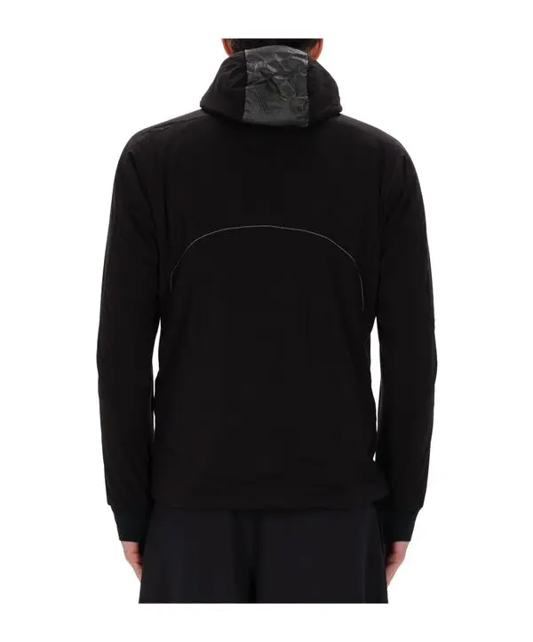 AND WANDER Hooded Casual Jacket - Black