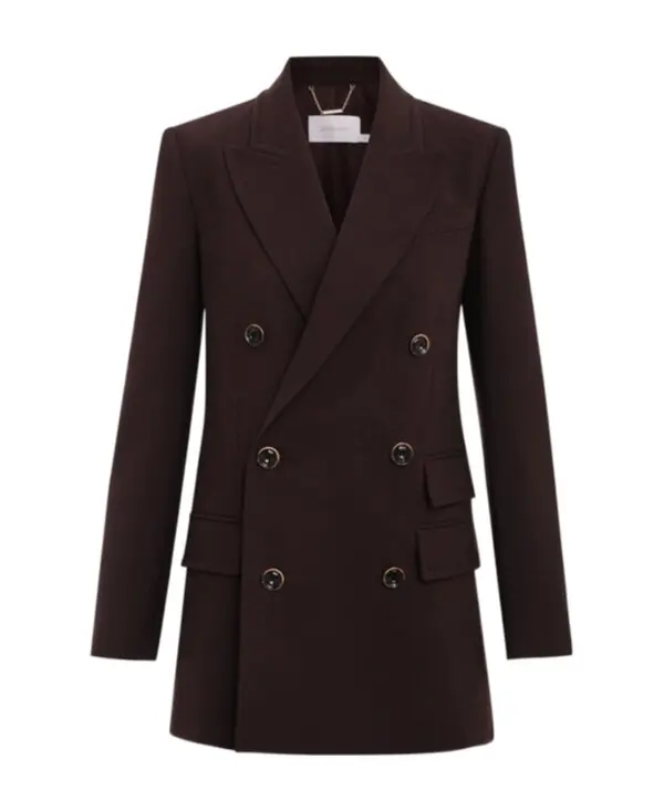 Zimmermann Double-breasted Jacket - Black