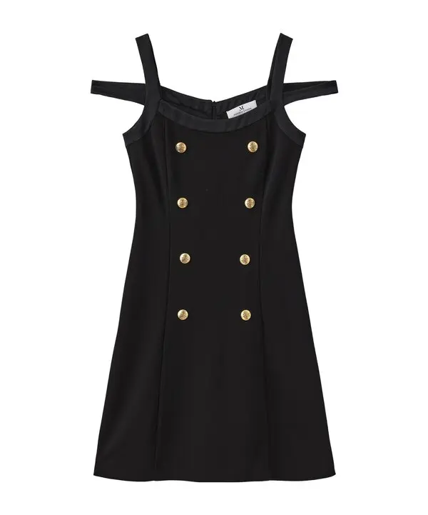 Marissa Chiara Sleeveless Off-the-shoulder Dress