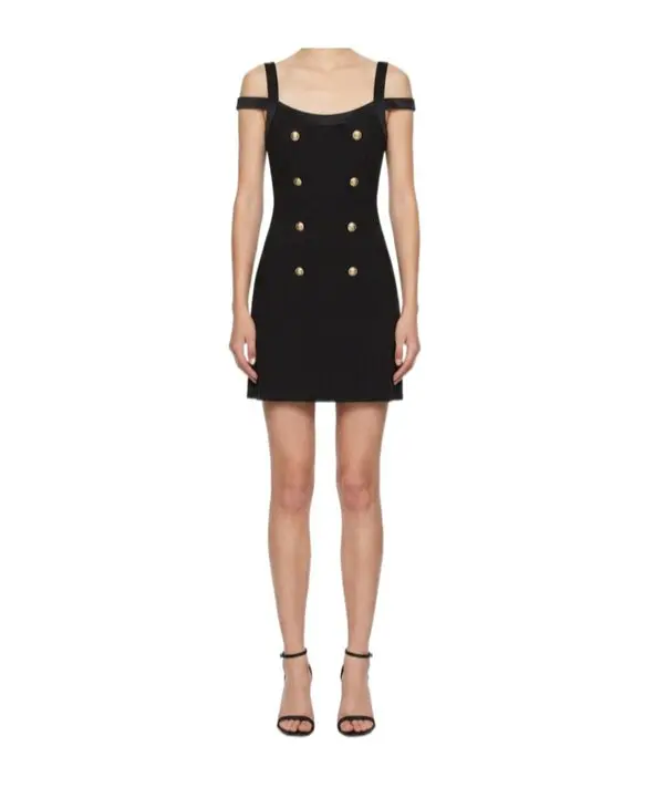 Marissa Chiara Sleeveless Off-the-shoulder Dress