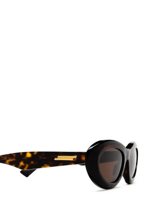 Bottega Veneta Oval Frame Sunglasses