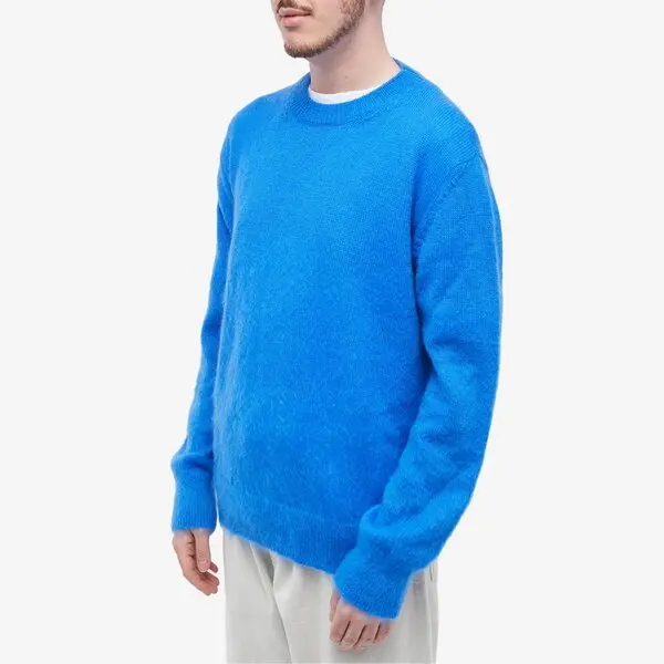 Off-White Arrows Intarsia Crew Neck Jumper - Blue