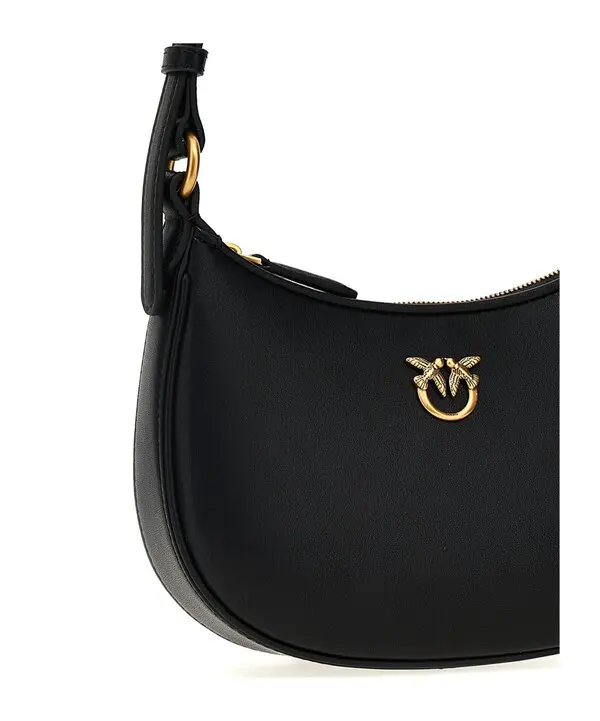 Pinko Half Moon Mini Shoulder Bag - Black