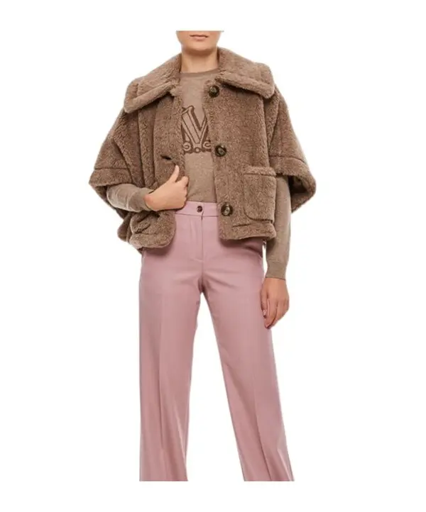 Max Mara Teddy Short-sleeve Cropped Jacket