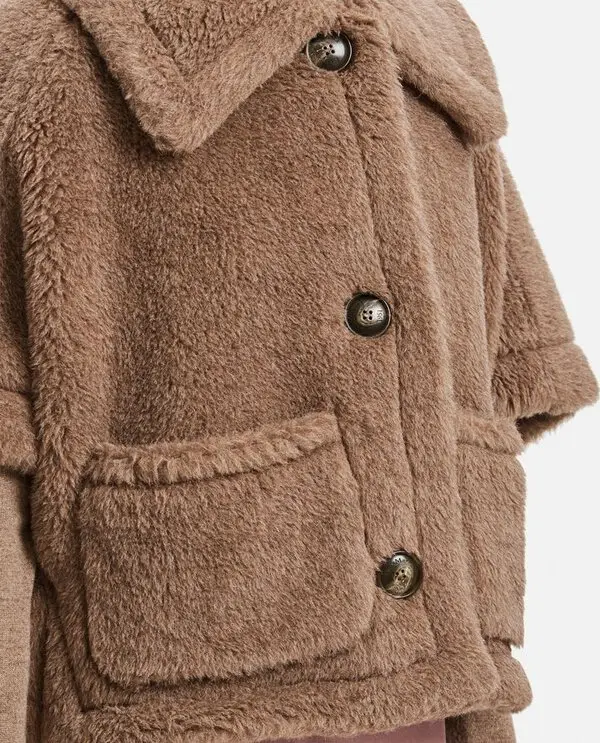 Max Mara Teddy Short-sleeve Cropped Jacket