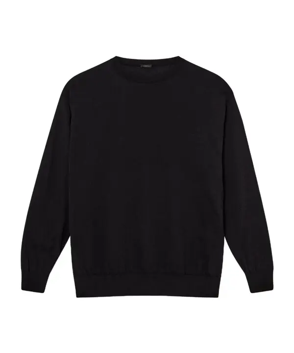 COMOLI Long Sleeve Crew Neck Sweater