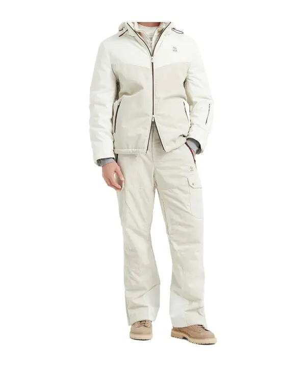 Brunello Cucinelli Padded Parka With Detachable Hood And Zipped Vents