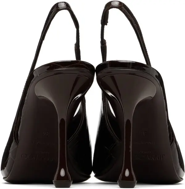JIMMY CHOO Isa 95 Slingback Pumps - Black