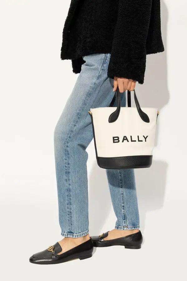 Bally Logo Print Tote Bag