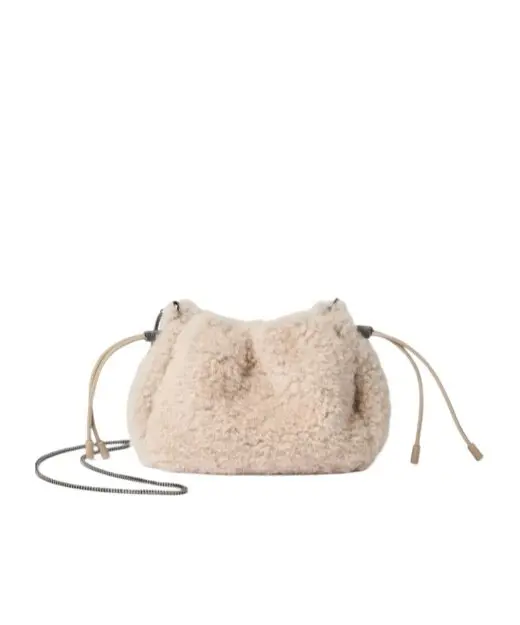 Brunello Cucinelli Mini Mellow Bucket Bag