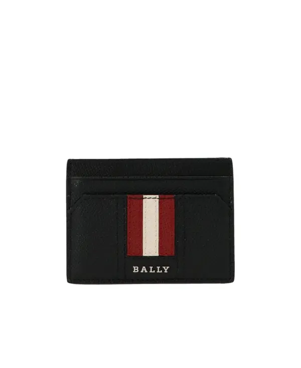 Bally Thar Striped Cardholder - Black