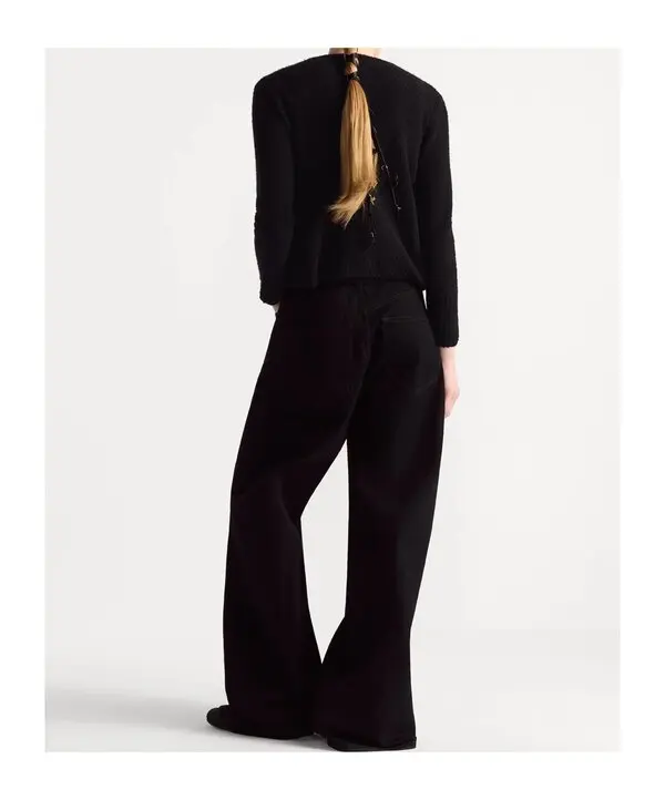 Dior Textured Knit Twinset With Gold-finish Tribales Buttons