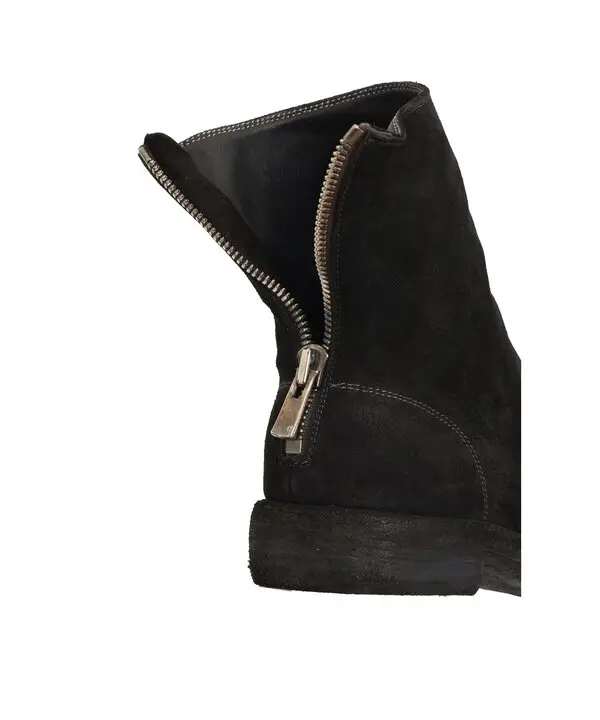 Guidi Zip Up Leather Boots - Black