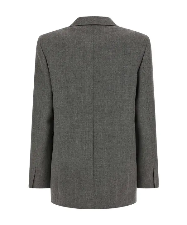 JIL SANDER Flap-pocket Blazer - Gray