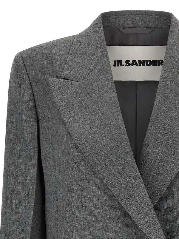 JIL SANDER Flap-pocket Blazer - Gray