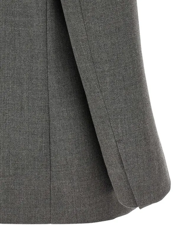 JIL SANDER Flap-pocket Blazer - Gray