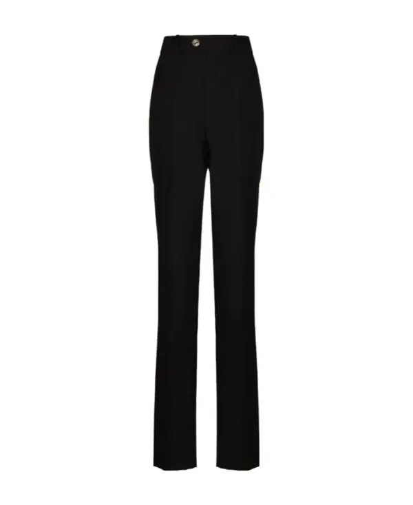 Gucci Tailored Trousers With Fly Front And Side Pockets - Black