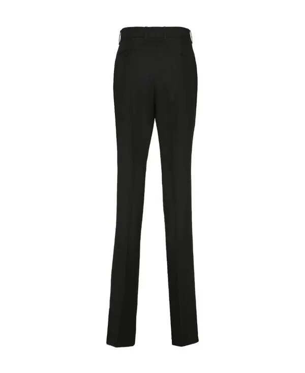 Gucci Tailored Trousers With Fly Front And Side Pockets - Black