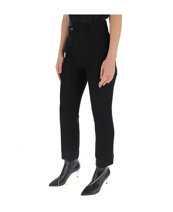 Gucci Tailored Trousers With Fly Front And Side Pockets - Black