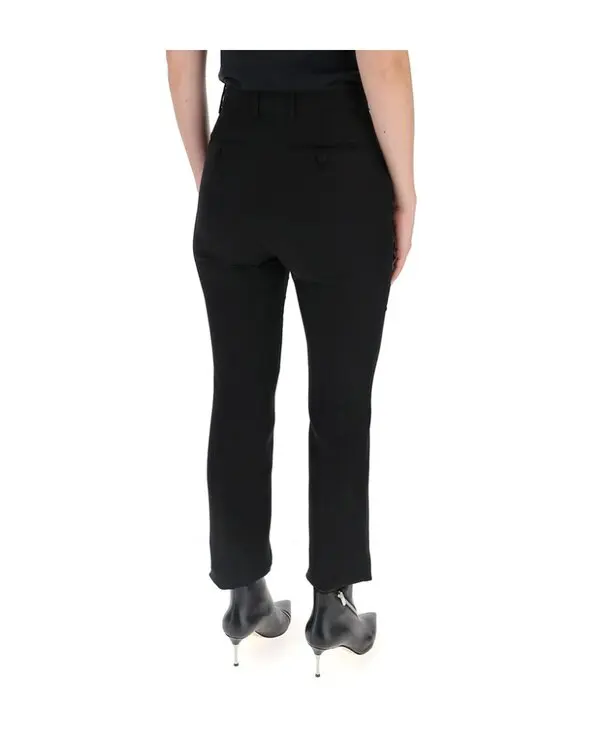 Gucci Tailored Trousers With Fly Front And Side Pockets - Black