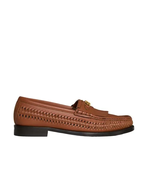 Celine Braided Loafer In Calfskin