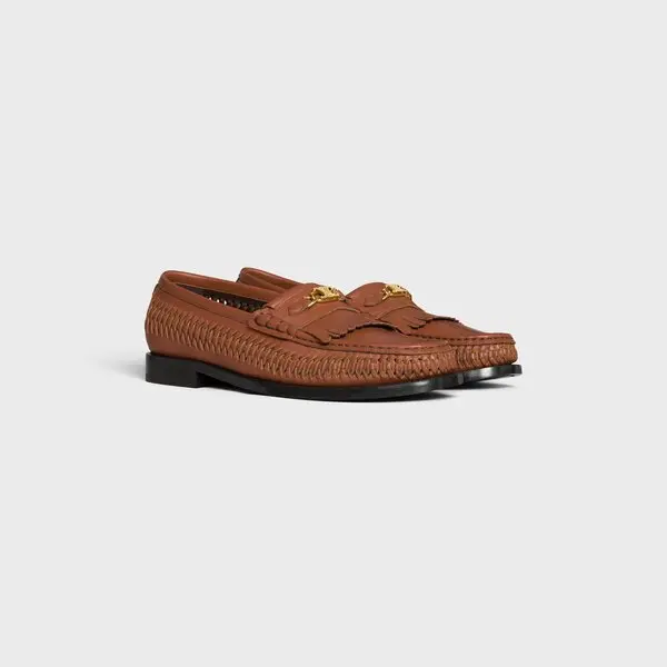 Celine Braided Loafer In Calfskin