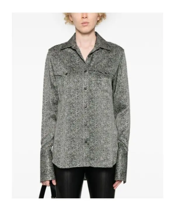 Ermanno Scervino Printed Long Sleeve Shirt