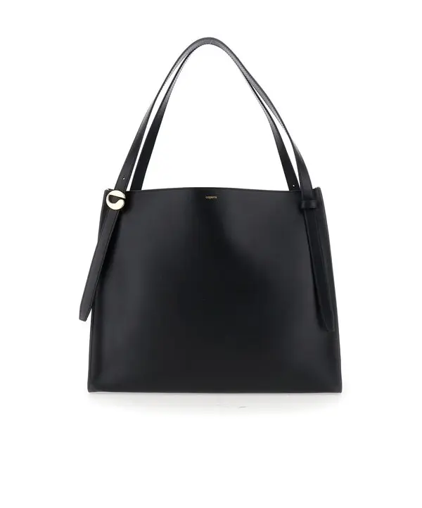 Coperni Logo Belt Tote Bag - Black
