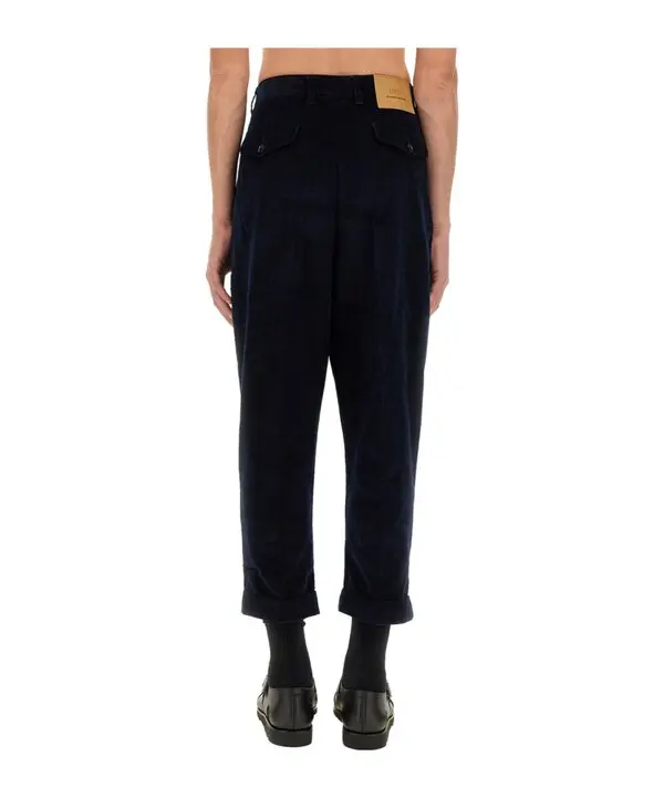Ami Carrot Cropped Trousers - Gray