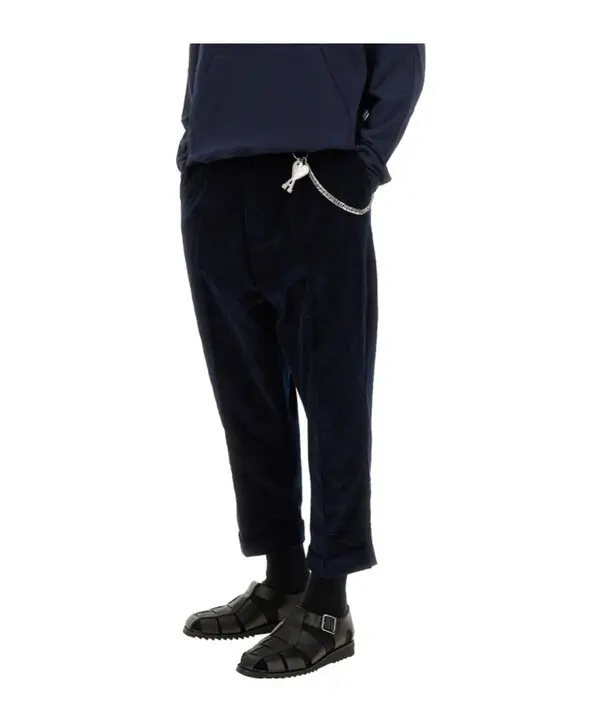 Ami Carrot Cropped Trousers - Gray