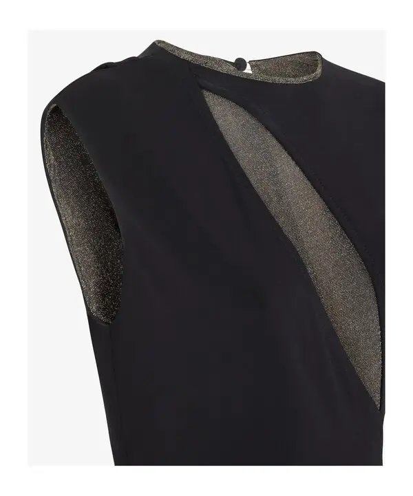Fendi Sleeveless Cut-out Midi Dress