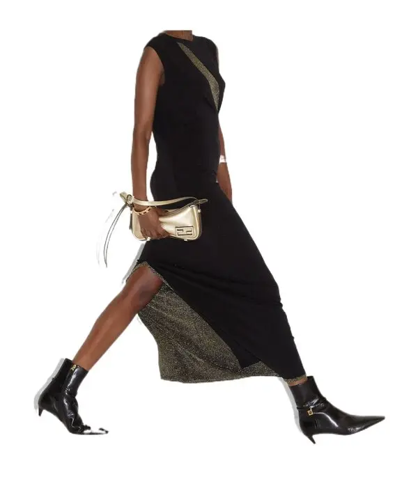 Fendi Sleeveless Cut-out Midi Dress