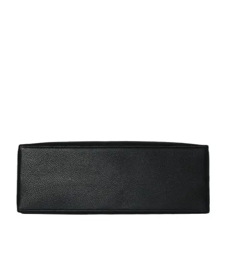 Tory Burch Double Handle Zipper Closure Handbag - Black